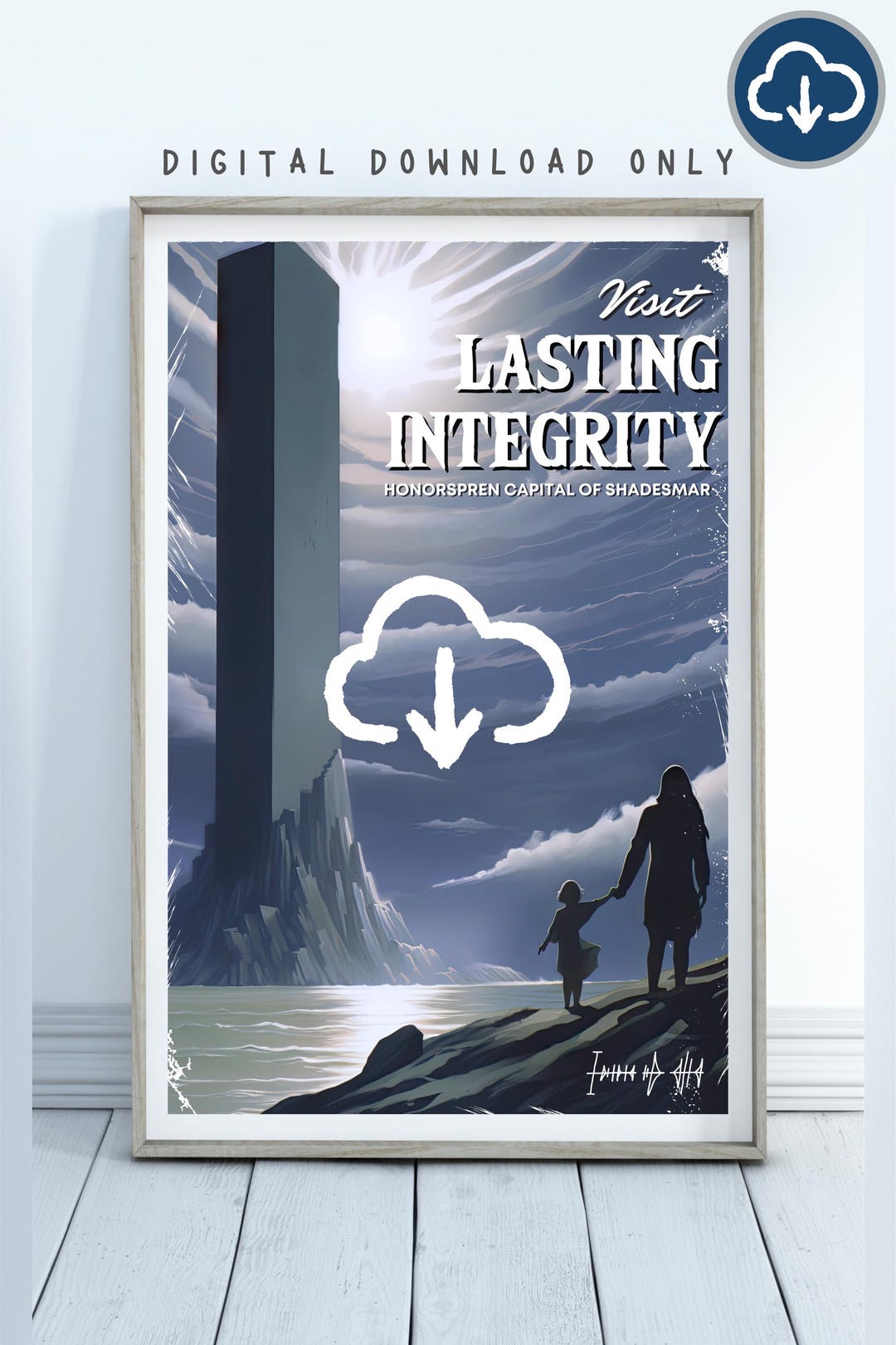 Lasting Integrity Travel Poster, Shadesmar, Brandon Sanderson's ...