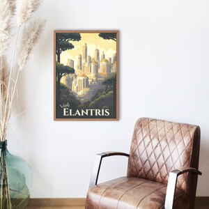 Elantris Travel Poster - City of Elantris, Arelon Opelon Sel, Cosmere ...