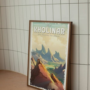 Kholinar Travel Poster, Ancient Dawncity, Alethi Captial, Brandon ...