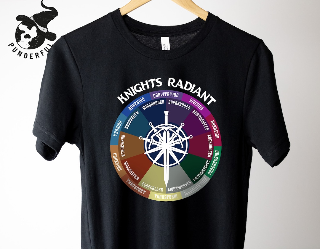 The Knights Radiant Tee Shirt, Fan-made T-shirt, Ten Orders of the ...