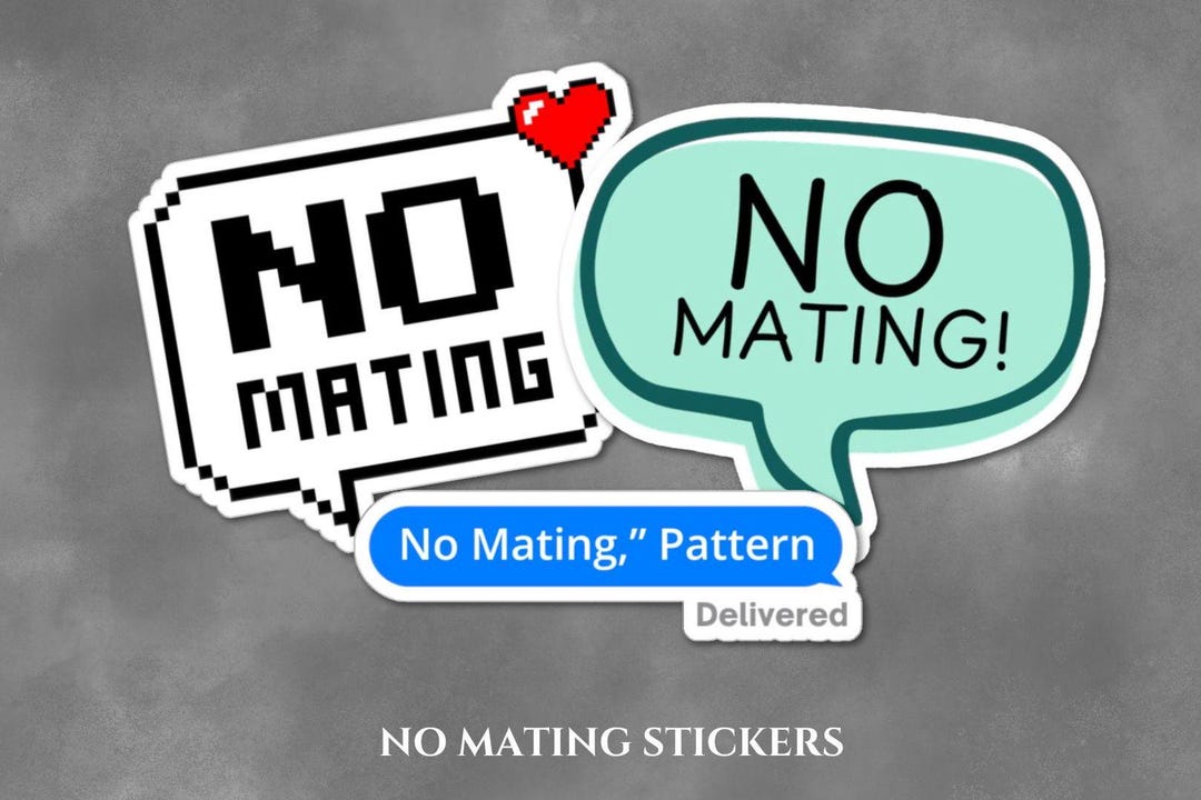 No Mating," Pattern, Cosmere Inspired Stickers, Gifts for Book Lovers ...