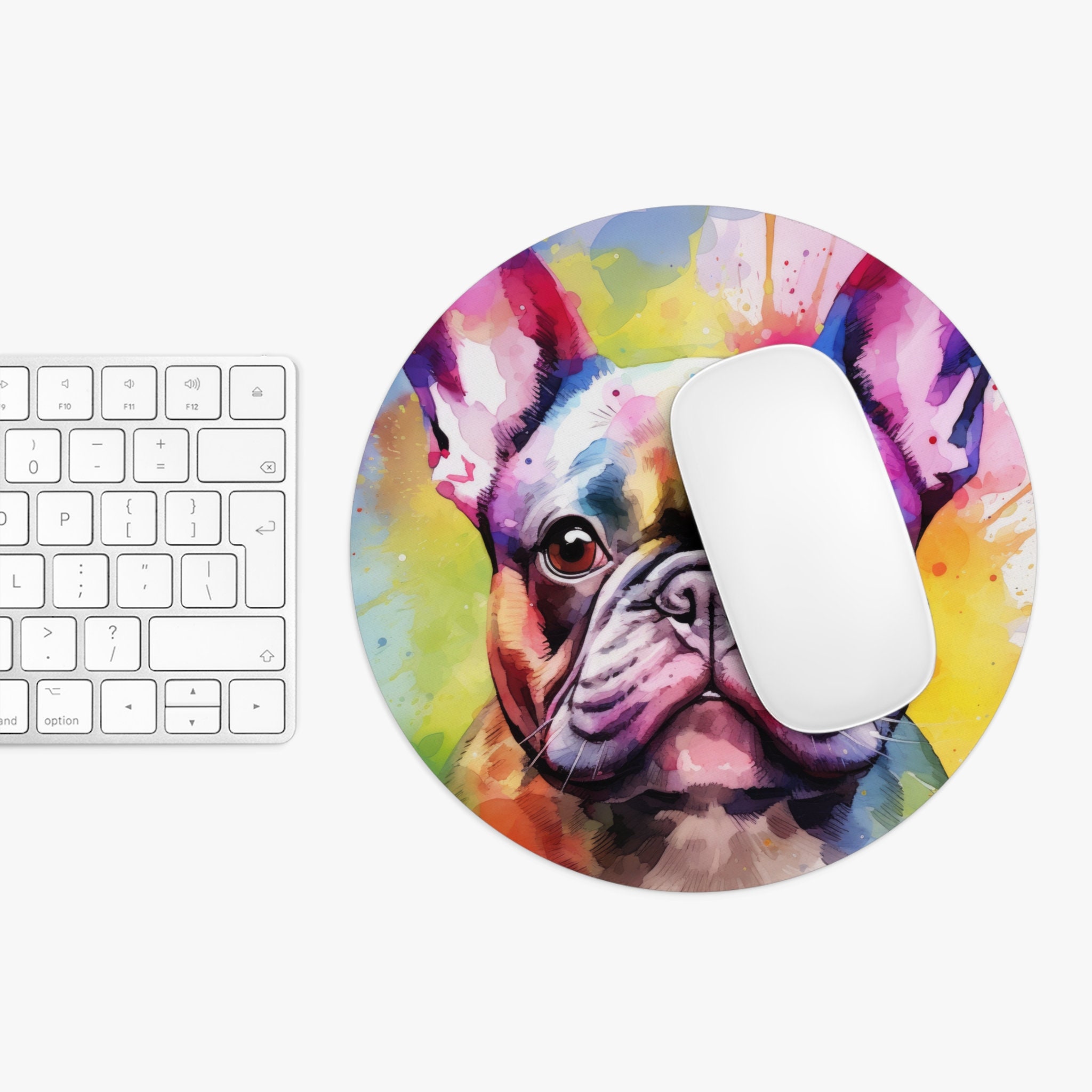 French Bulldog Mousepad Watercolor Dog Mousepad Pet Lovers - Etsy