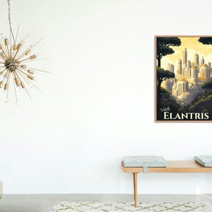 Elantris Travel Poster - City of Elantris, Arelon Opelon Sel, Cosmere ...