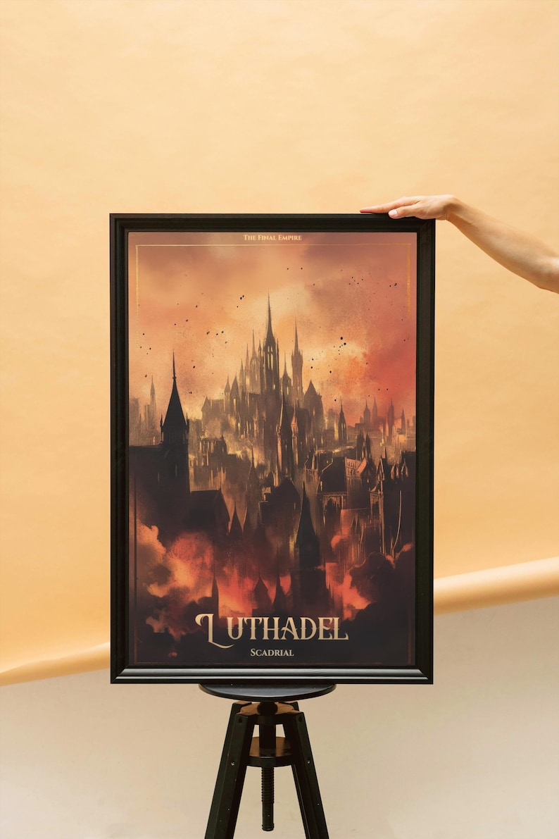 Luthadel Victorian City Landscape Wall Art Print, the Final Empire ...