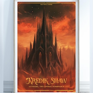 Kredik Shaw, Luthadel Central Dominance, Final Empire Art Print ...