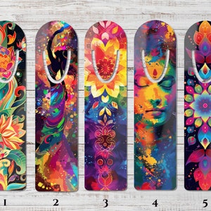 Colorful Holi Festival Metal Bookmark Collection: Colorful Indian and ...