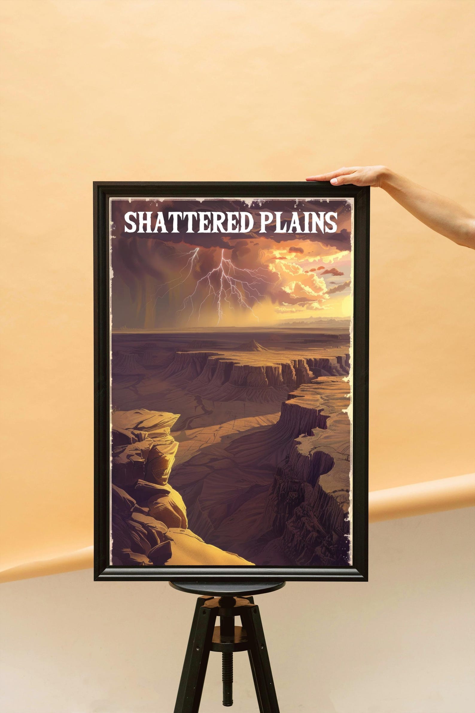 Shattered Plains Poster, Brandon Sanderson's Stormlight Archive ...