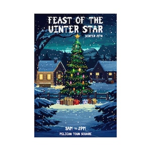 Stardew Valley Event Posters Collection, Set of 12, Printable Gift ...