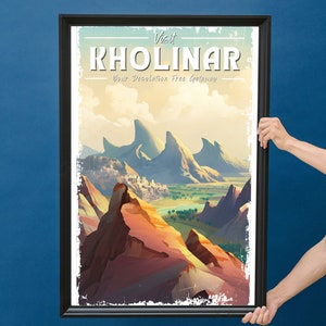 Kholinar Travel Poster, Ancient Dawncity, Alethi Captial, Brandon ...