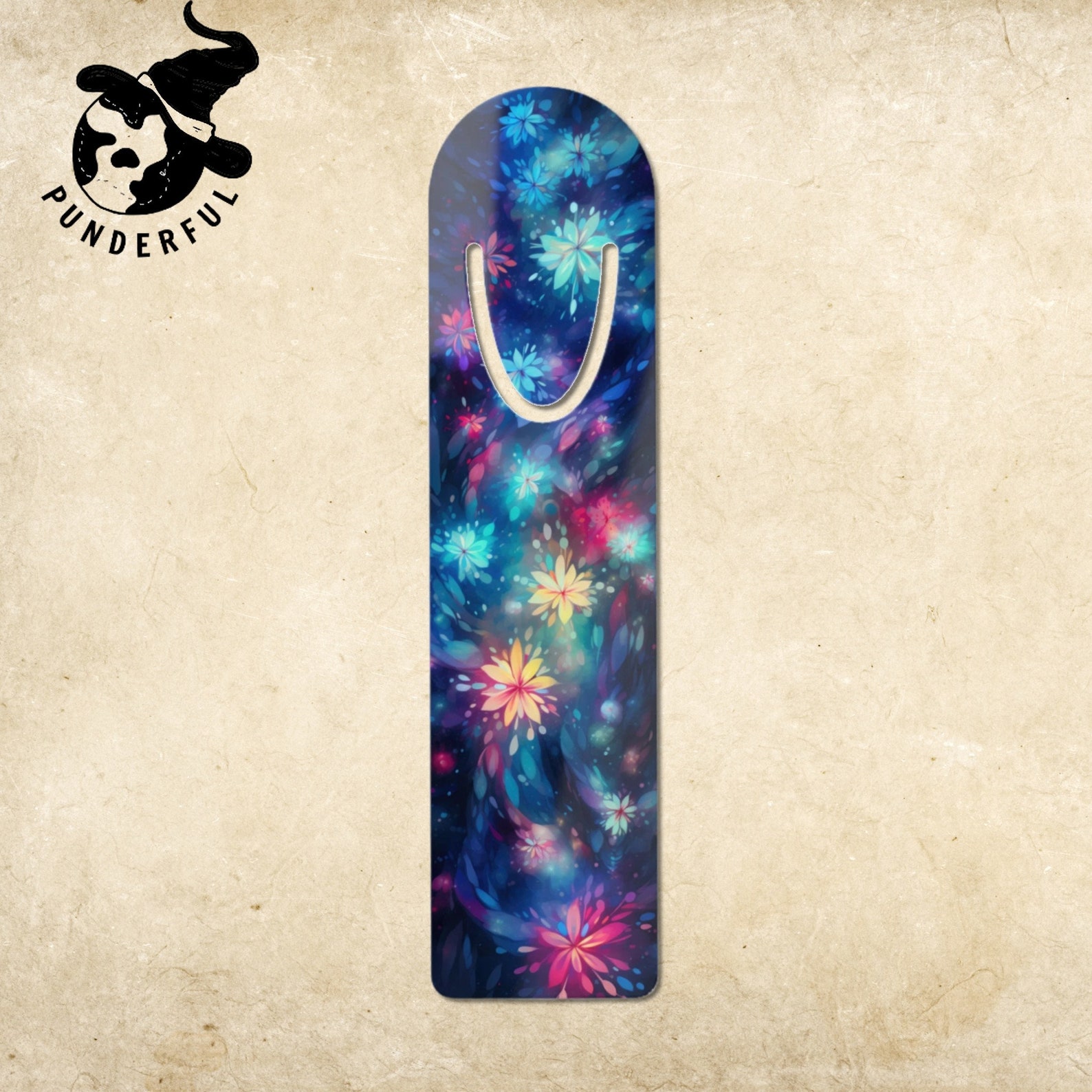 Lotus Flowers Nebula Metal Bookmark Set, Blossom Into Cosmic Reading ...