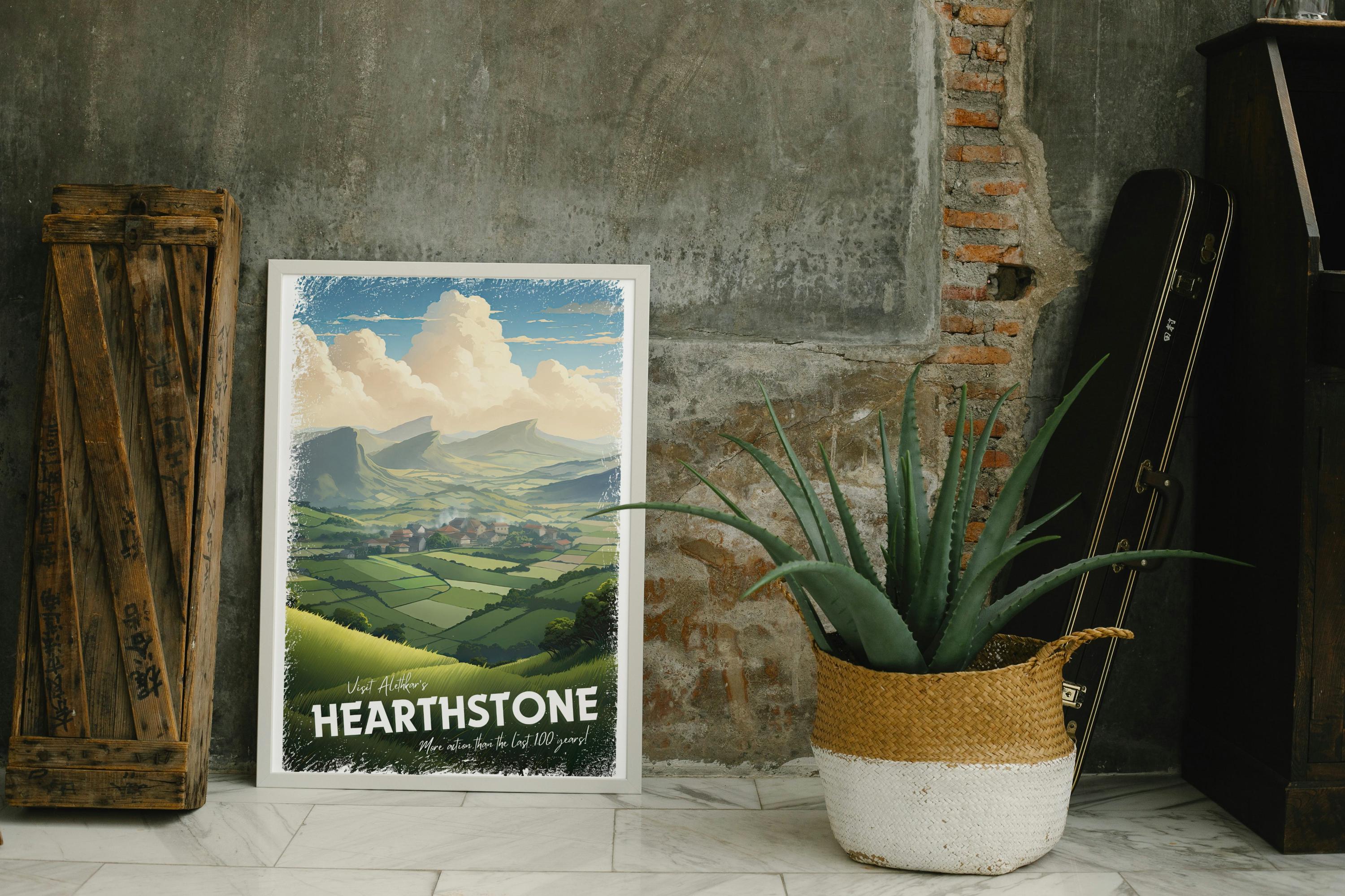 Hearthstone Travel Poster, Brandon Sanderson's Stormlight Archive ...