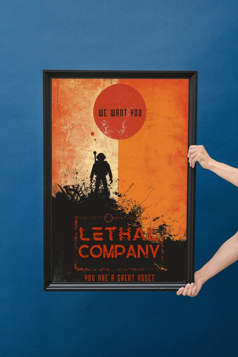 Lethal Company Job Poster, Gaming Gift, Game Wall Art, Poster Art Print ...