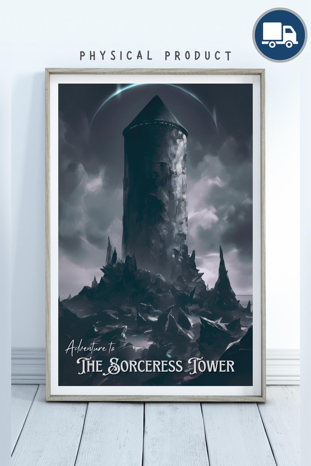 The Sorceress Tower Poster, Inspired by Brandon Sanderson's Book Tress ...