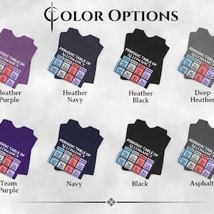 Periodic Table of Allomancy T Shirt, Periodic Table of Elements Parody ...