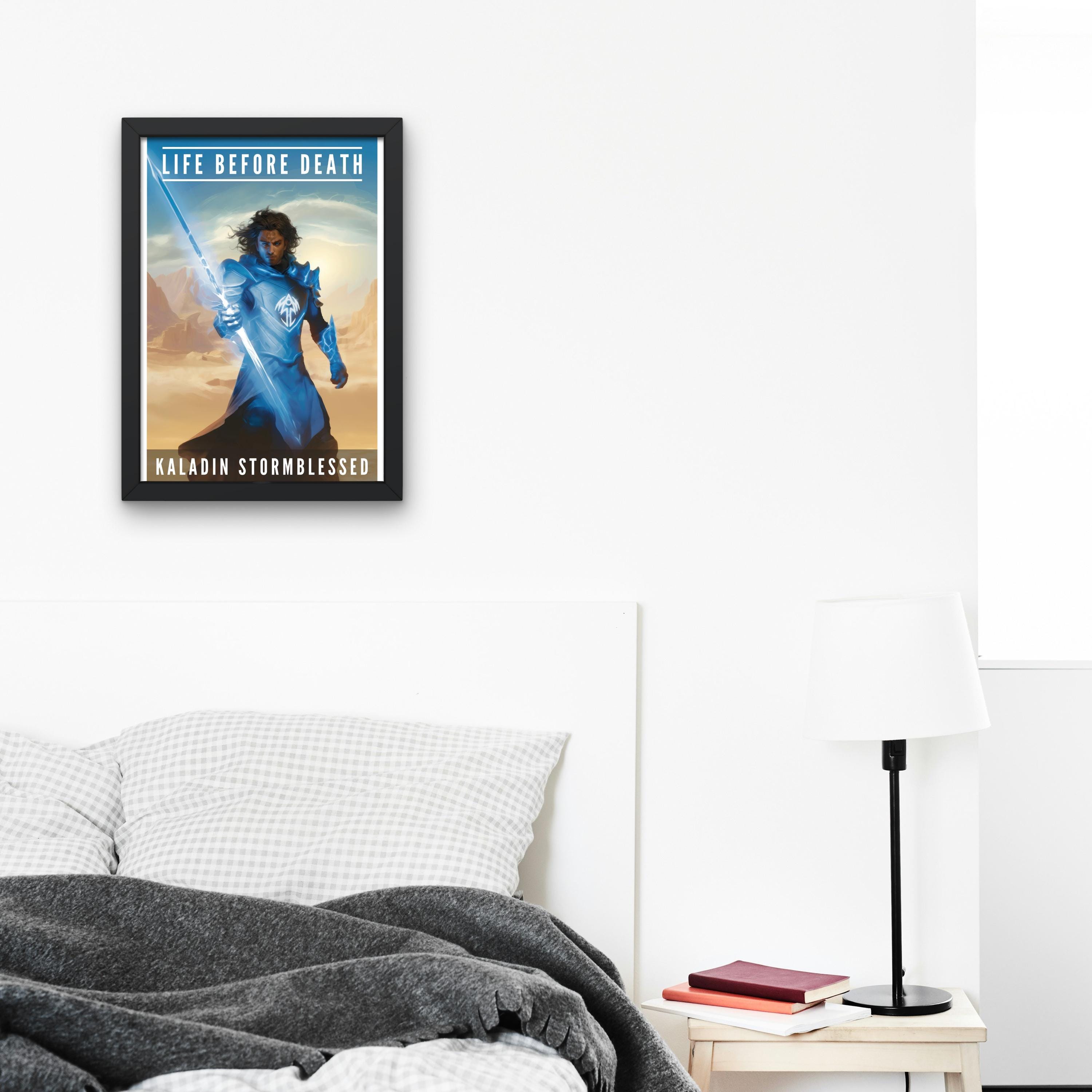 Kaladin Stormblessed Poster, Bridge Four Glyph, Kholinar, Brandon ...