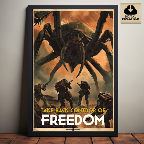 Helldivers 2 Propaganda Poster - Etsy