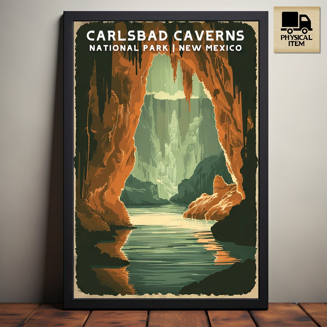 Carlsbad Caverns National Park, New Mexico National Park Posters ...