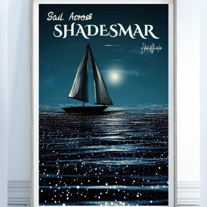 Sail Across Shadesmar, Fantasy Travel Poster, Brandon Sanderson's ...