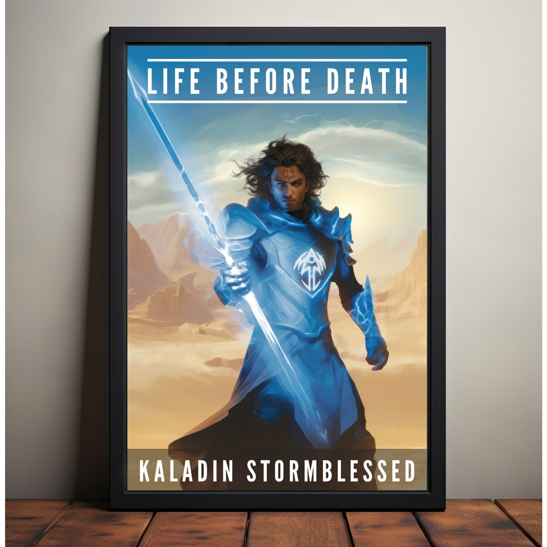 Kaladin Stormblessed Poster, Bridge Four Glyph, Kholinar, Brandon ...