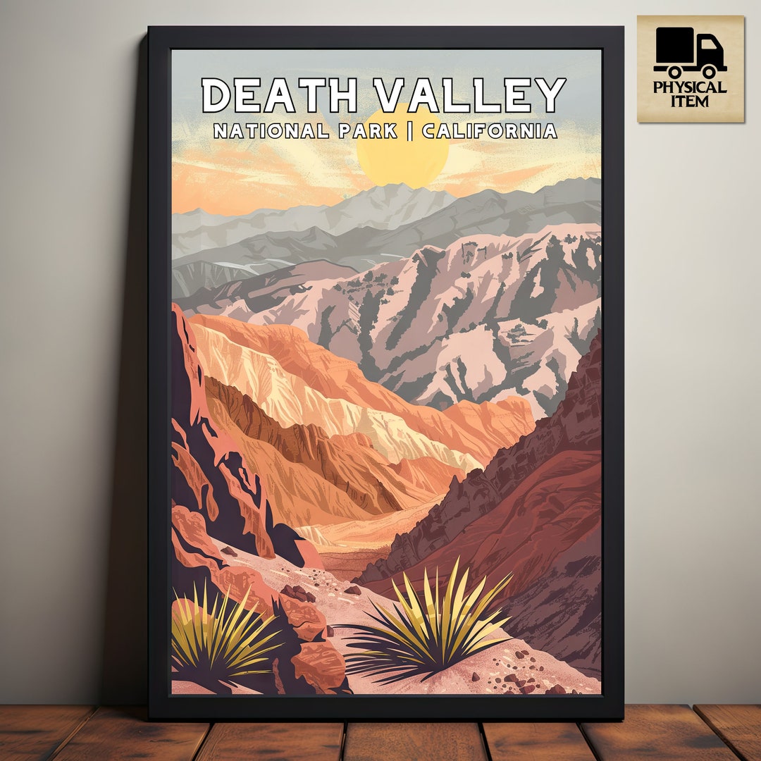 Death Valley National Park, California National Park Posters, Camping ...