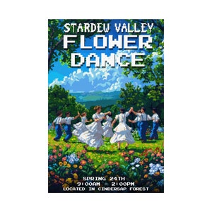 Stardew Valley Event Posters Collection, Set of 12, Printable Gift ...
