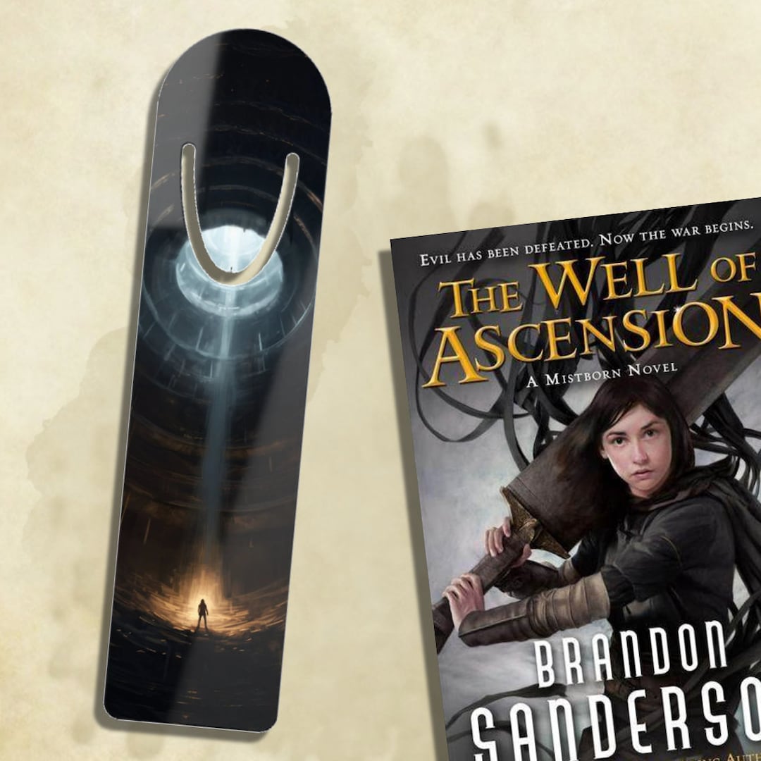 Mistborn Aluminum Bookmark - the Well of Ascension, Cosmere Inspired ...