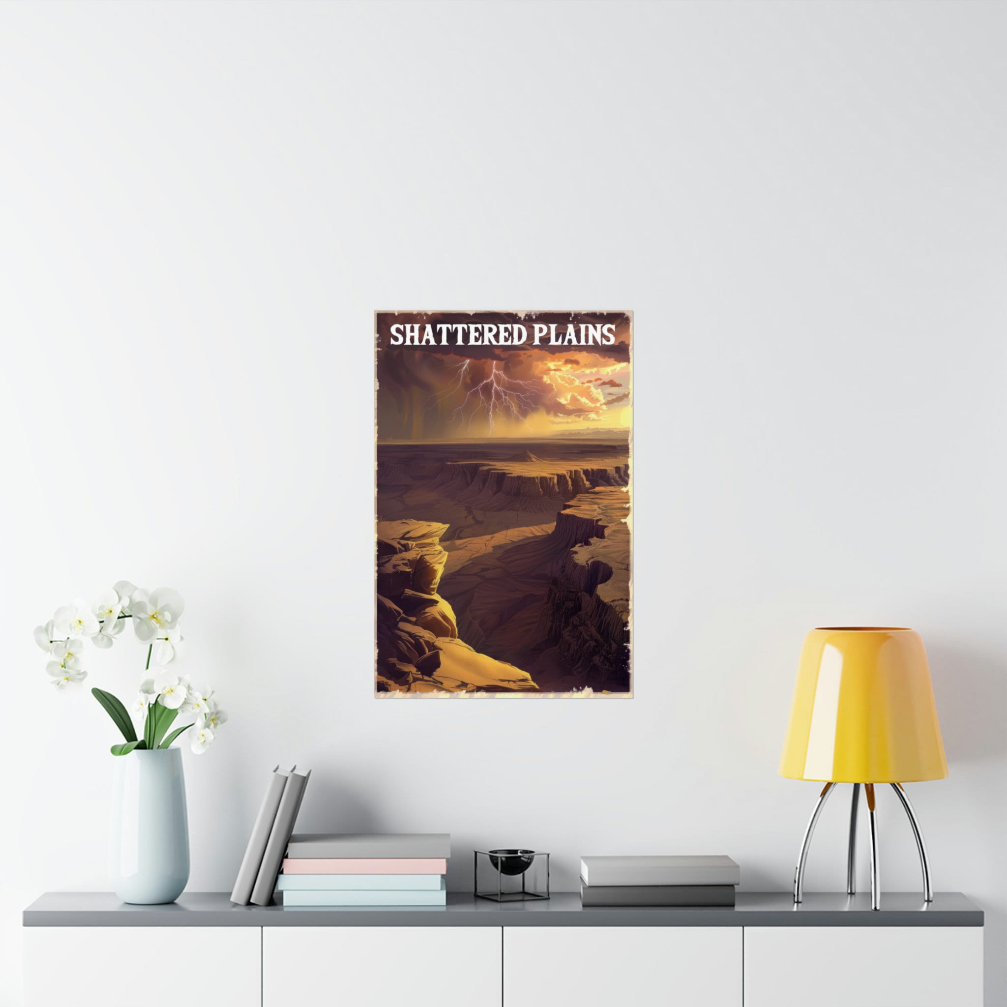 Shattered Plains Poster, Brandon Sanderson's Stormlight Archive ...