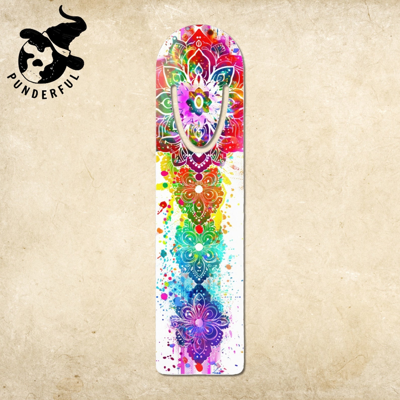 Watercolor Rangoli Pattern Bookmark Collection: Indian Art for Reading ...