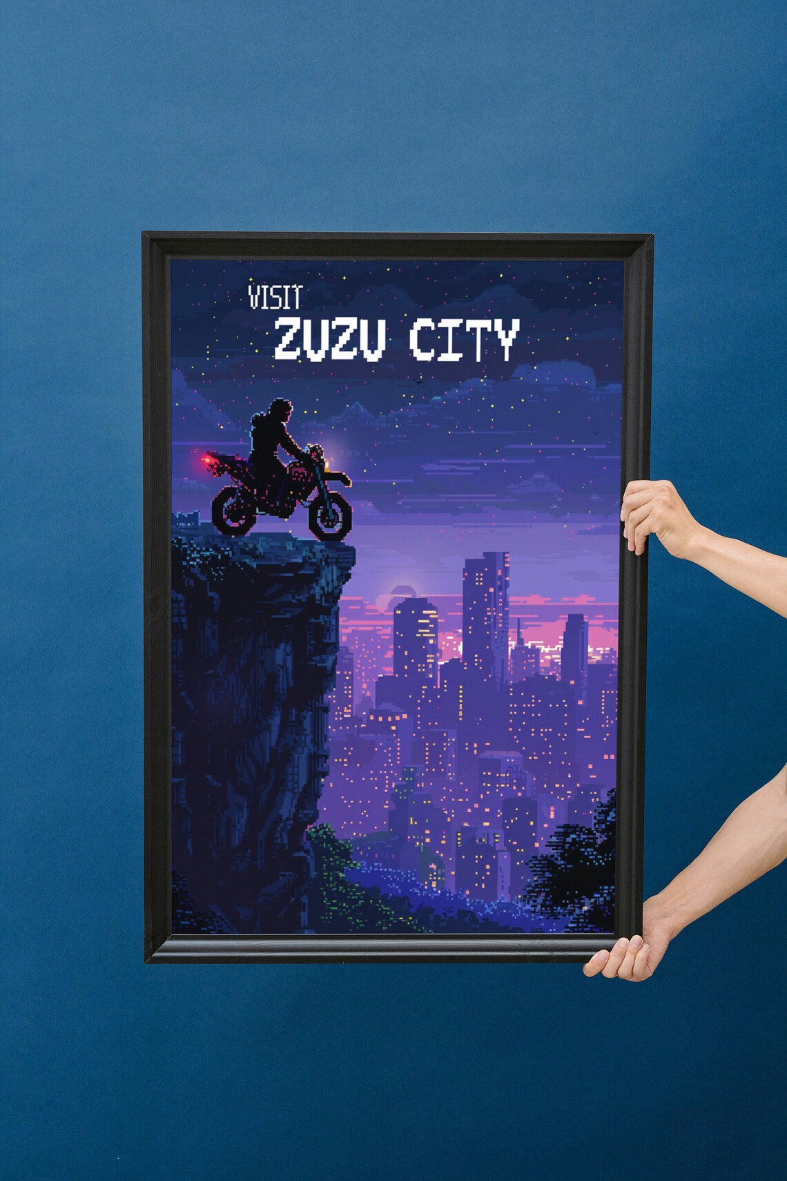 Stardew Valley Travel Poster, ZUZU CITY, Stardew Valley Inspired Pixel ...