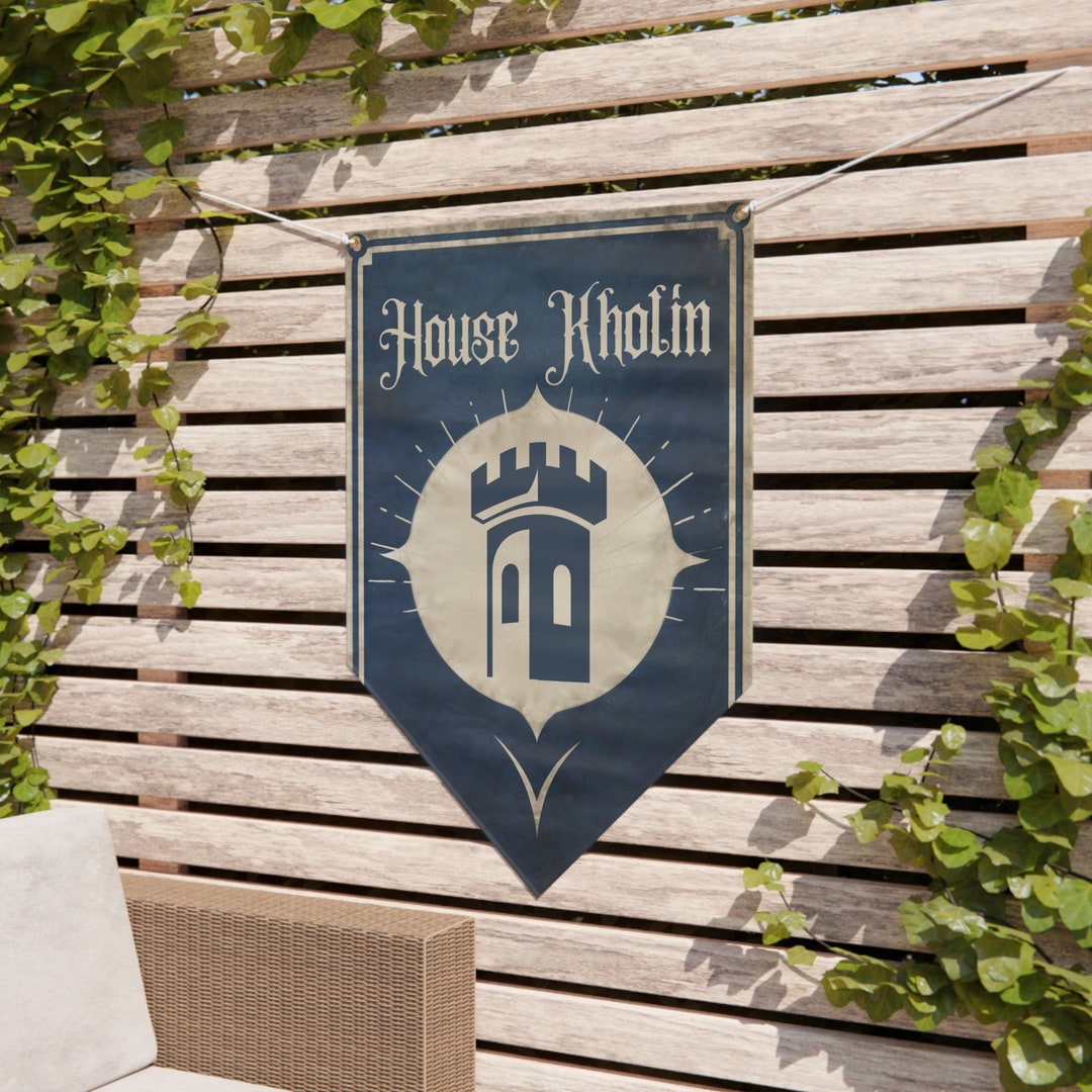 Stormlight Archive House Kholin Banner, Medieval Pennant Banner ...