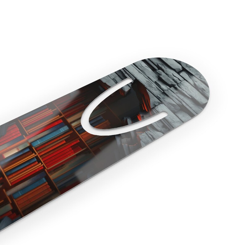 Book Lover Bookmark, Hole in the Wall Bookmark Collection, Metal ...