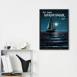 Sail Across Shadesmar, Fantasy Travel Poster, Brandon Sanderson's ...