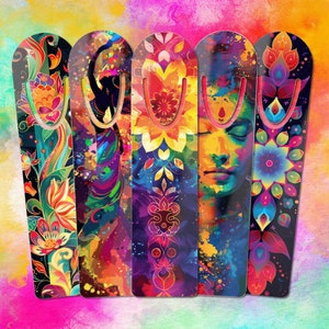 Colorful Holi Festival Metal Bookmark Collection: Colorful Indian and ...