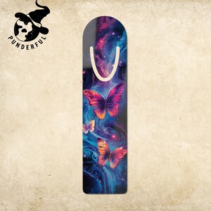 Butterfly Nebula Metal Bookmark Set - Fly Into Cosmic Adventures With ...