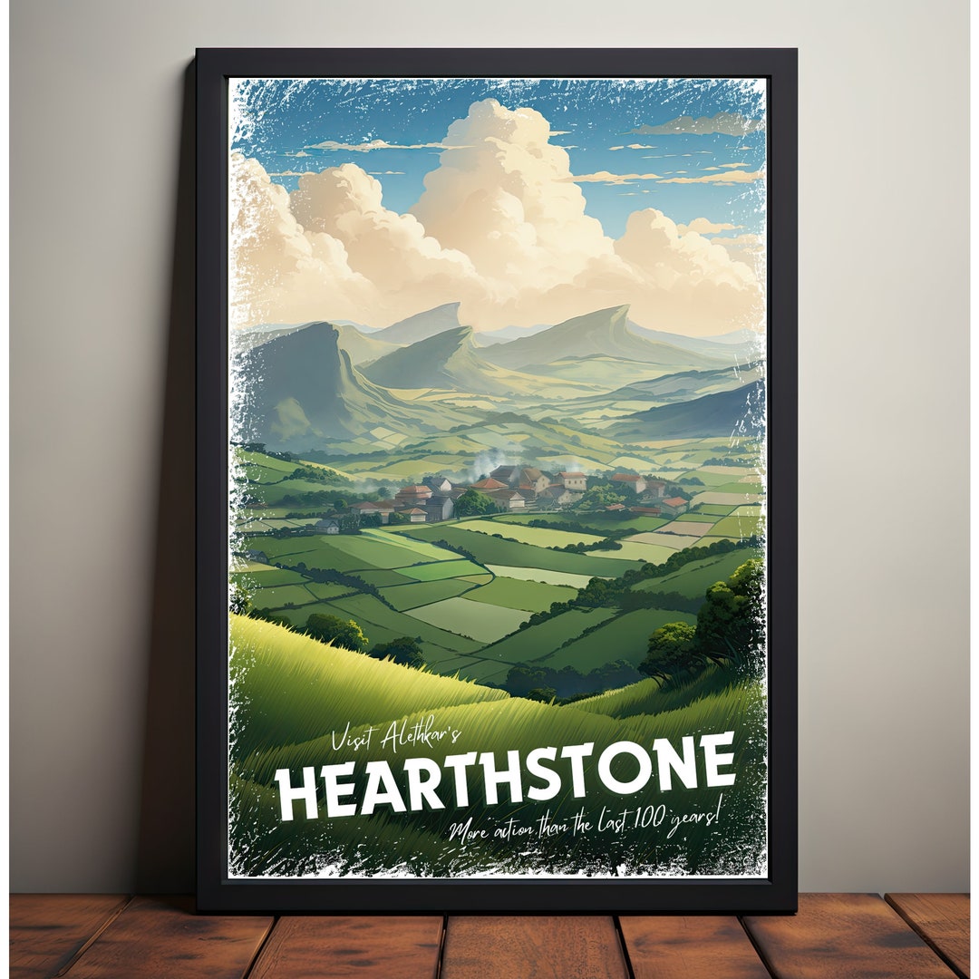 Hearthstone Travel Poster, Brandon Sanderson's Stormlight Archive ...