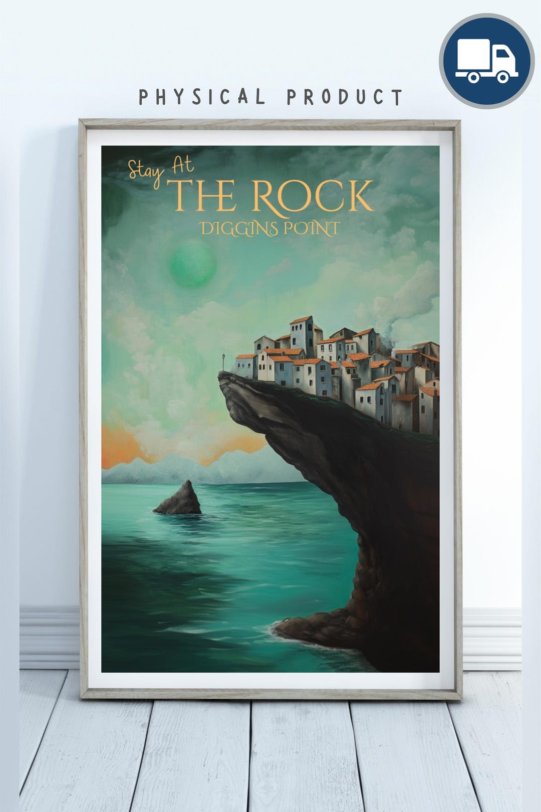 Vertical Posters, the Rock Travel Poster, Matte Finish, Brandon ...