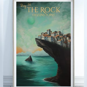 Vertical Posters, the Rock Travel Poster, Matte Finish, Brandon ...