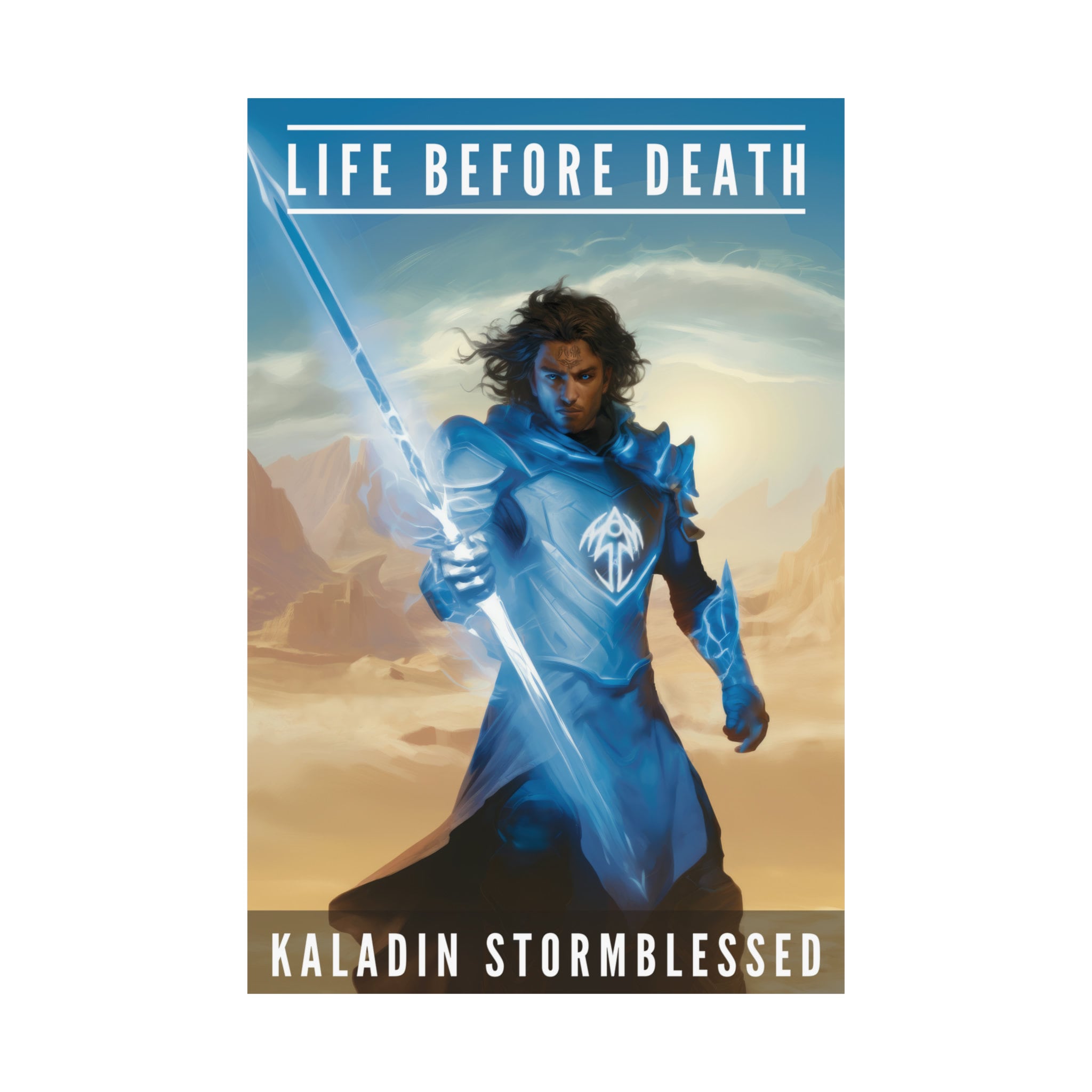 Kaladin Stormblessed Poster, Bridge Four Glyph, Kholinar, Brandon ...