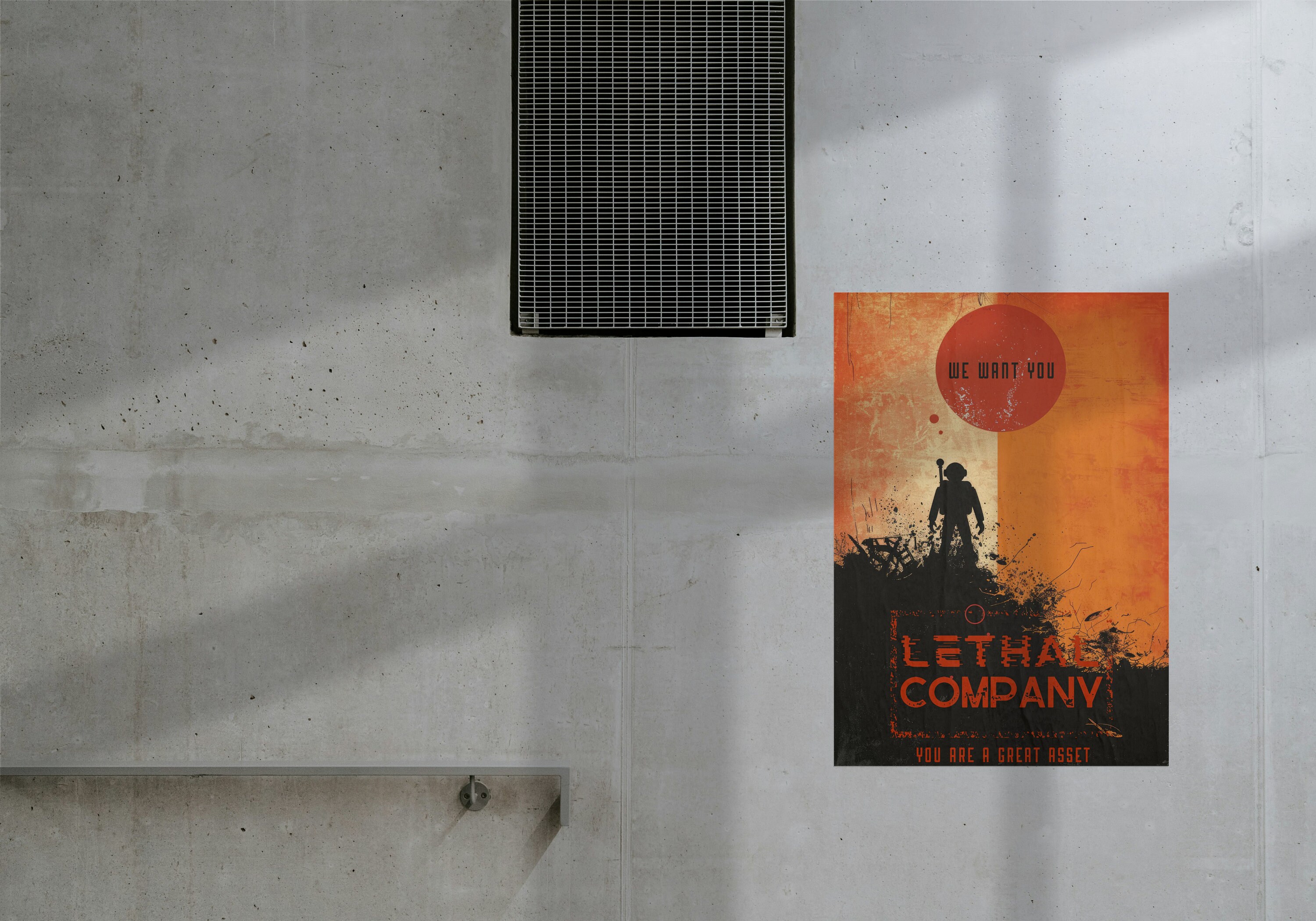 Lethal Company Job Poster, Gaming Gift, Game Wall Art, Poster Art Print ...