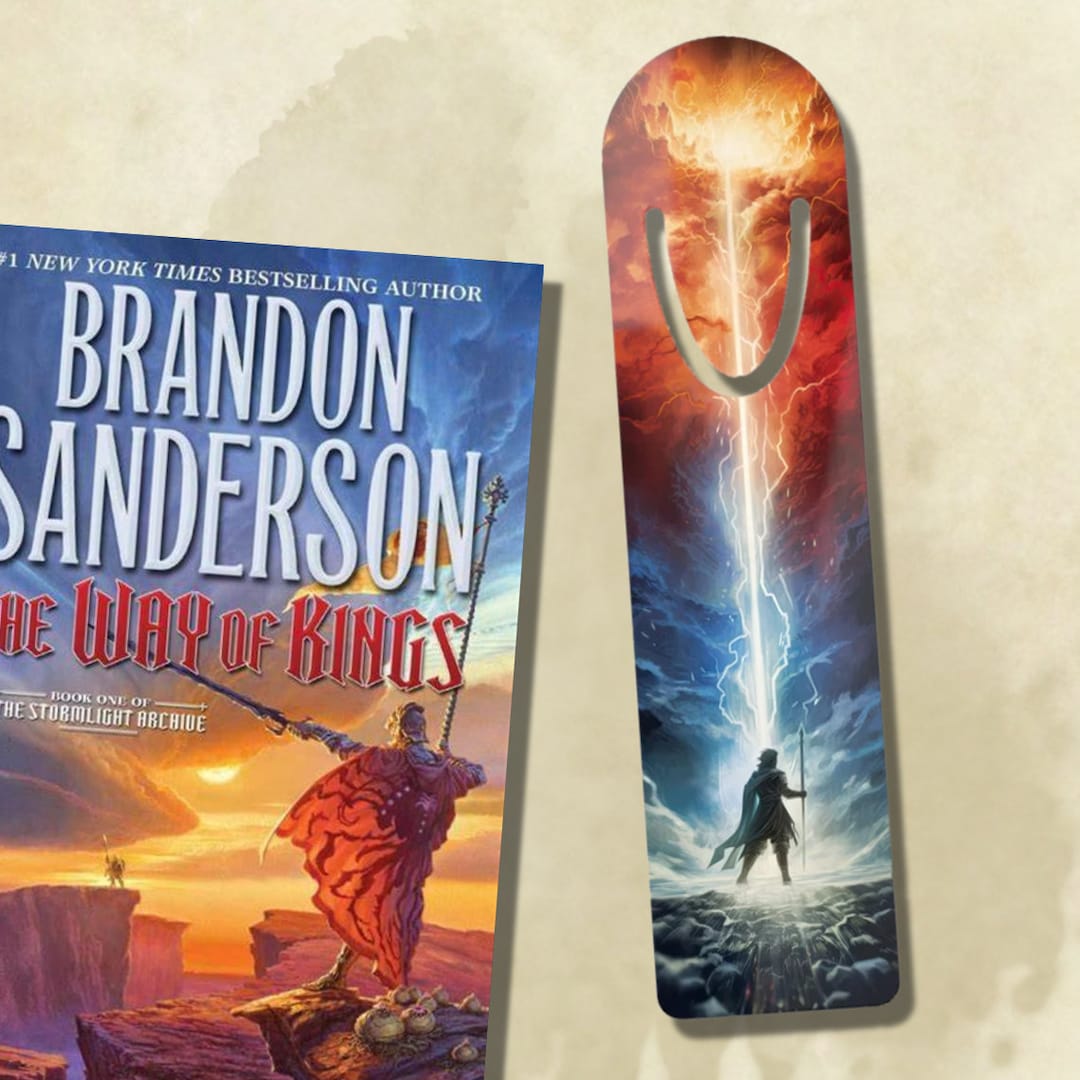 Stormlight Archive Aluminum Bookmark - Ideal Gift for Avid Readers ...