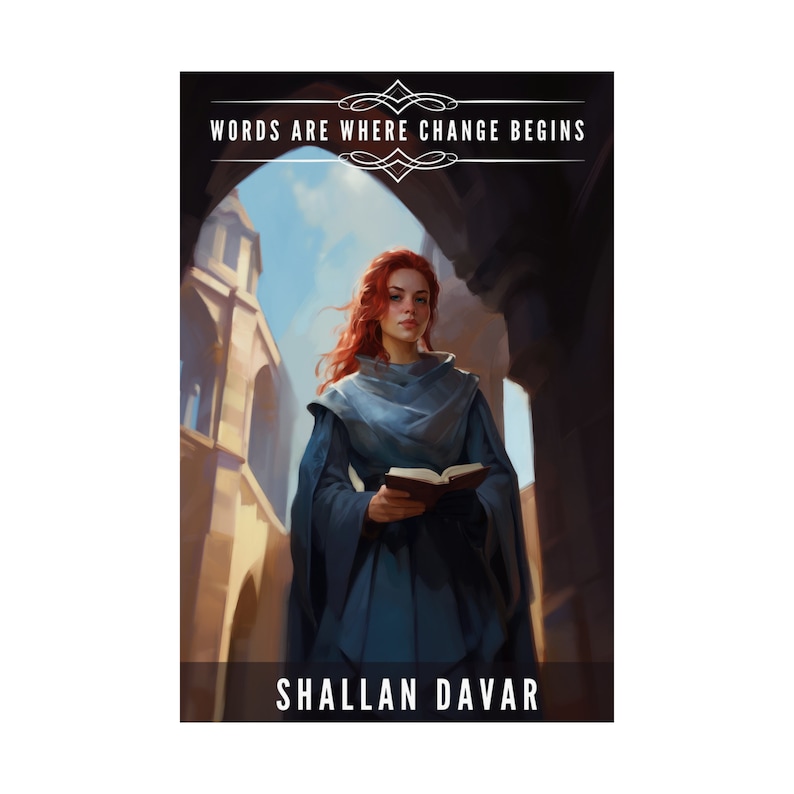 Shallan Davar Poster, Lightweaver, Kholinar, Brandon Sanderson's Stormlight Archive / Cosmere ...