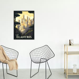 Elantris Travel Poster - City of Elantris, Arelon Opelon Sel, Cosmere ...