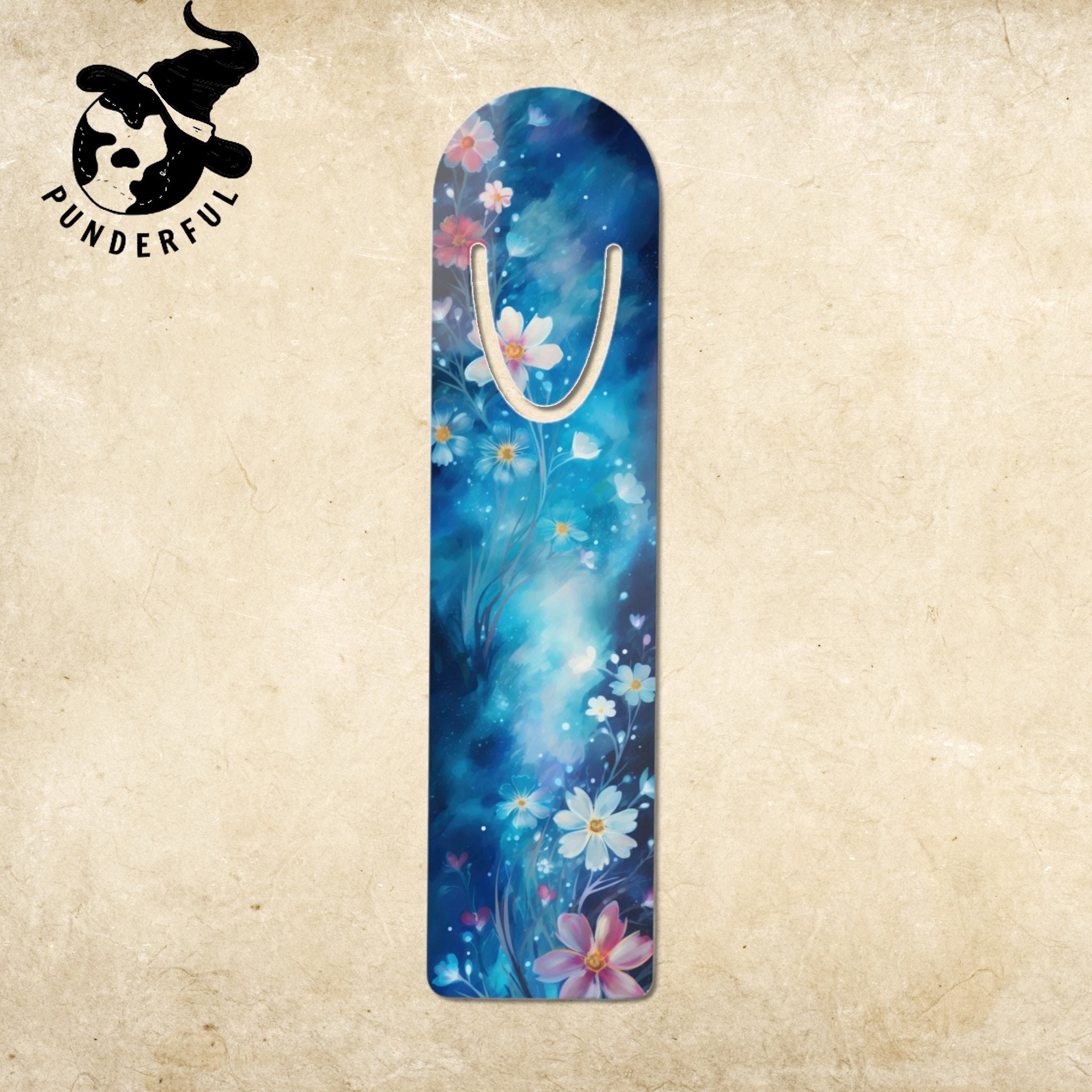 Lotus Flowers Nebula Metal Bookmark Set, Blossom Into Cosmic Reading ...