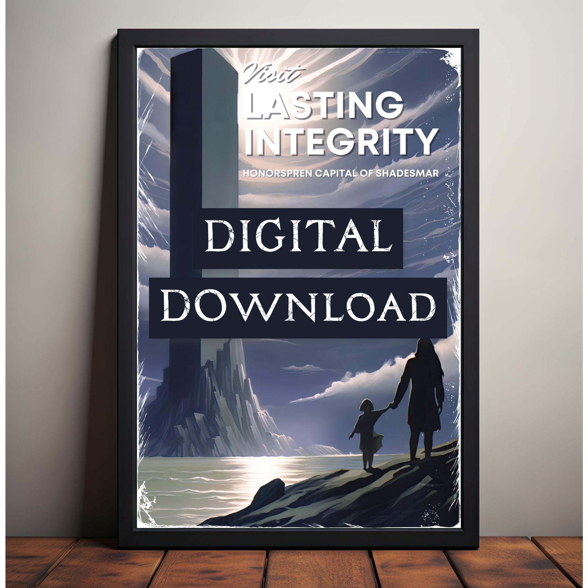 Lasting Integrity Travel Poster Shadesmar Brandon - Etsy