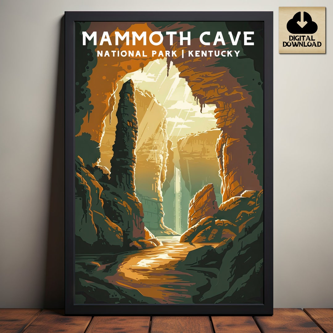 Mammoth Cave National Park, Kentucky National Park Posters, Camping and ...