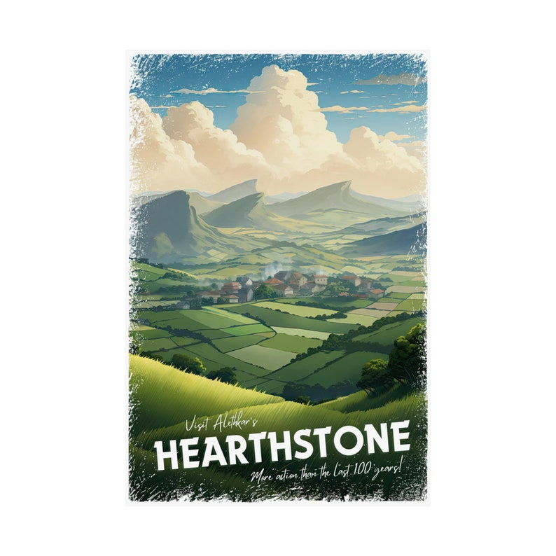 Hearthstone Travel Poster, Brandon Sanderson's Stormlight Archive ...