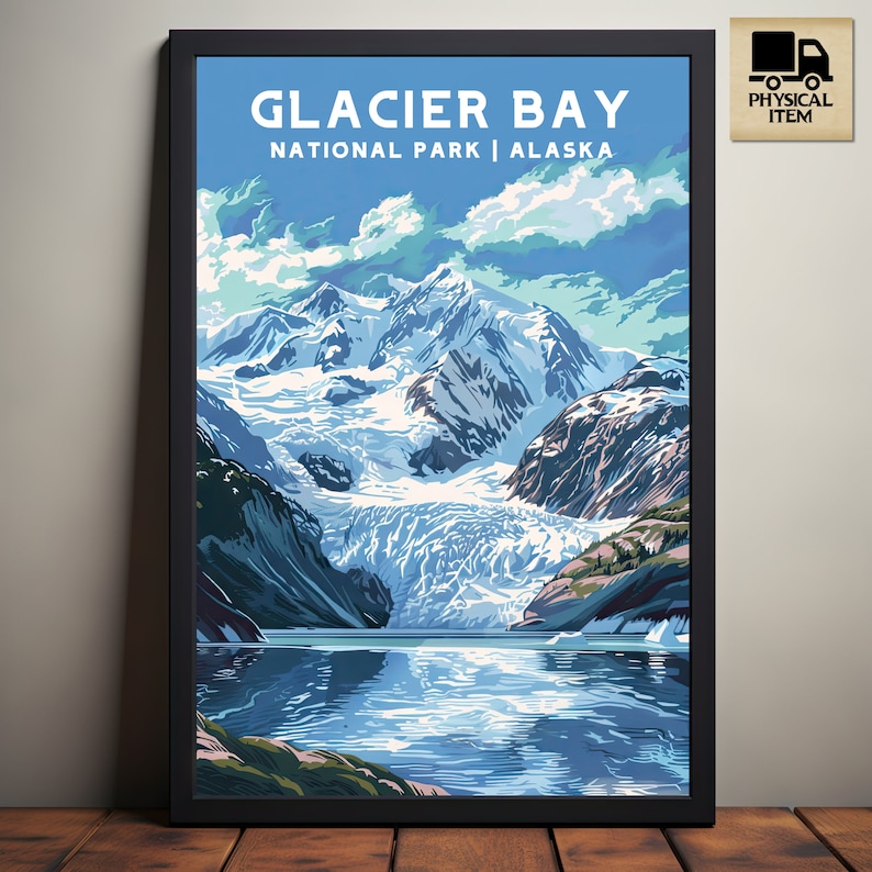 Glacier Bay National Park, Alaska National Park Posters, Camping and ...