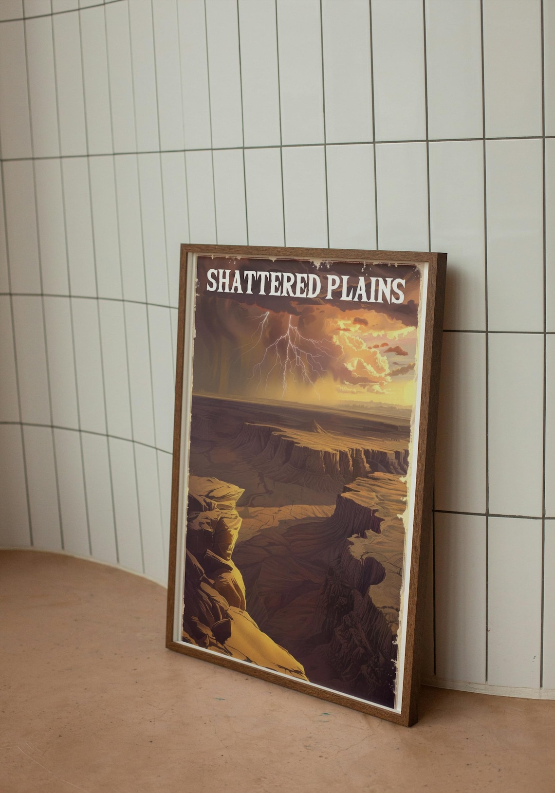 Shattered Plains Poster, Brandon Sanderson's Stormlight Archive ...