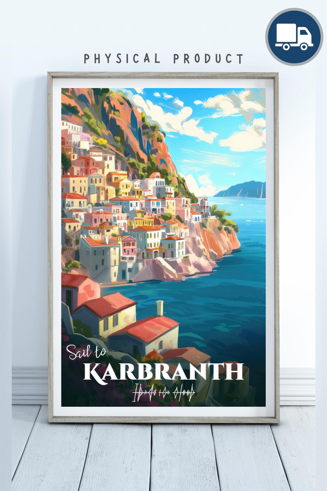 Sail to Karbranth Travel Poster, City of Bells, Fantasy Fanart, Roshar ...