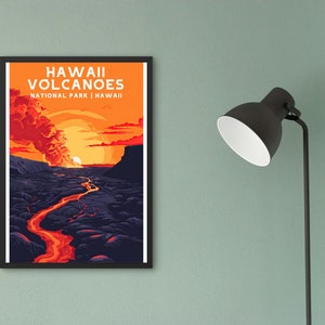 Hawaii Volcanoes National Park, Hawaii National Park Posters, Camping ...